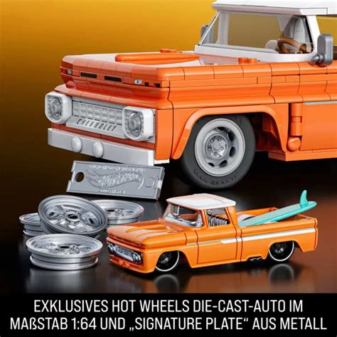 Mattel Brick Shop Hot Wheels Custom 62 Chevy Pickup Jft20 Ab 38 49