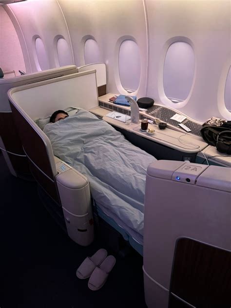 22편 대한항공 일등석 퍼스트클래스 인천 뉴욕 탑승 후기 기내식 베딩서비스 주류 네이버 블로그