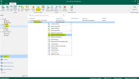 Restore On Premise Virtual Machines To Microsoft Azure By Using Veeam Backup And Replication