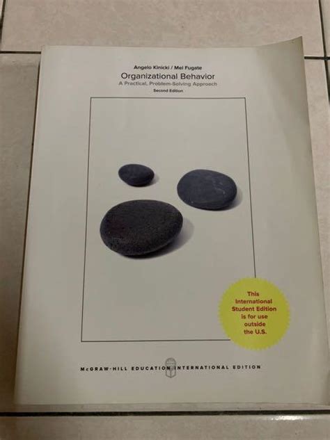 Organizational Behaviour A Practical Problem Solving Approach