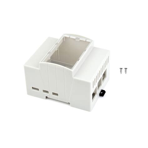 Waveshare Din Rail Abs Case For Raspberry Pi 5 Large Inner Space Injection Moduling