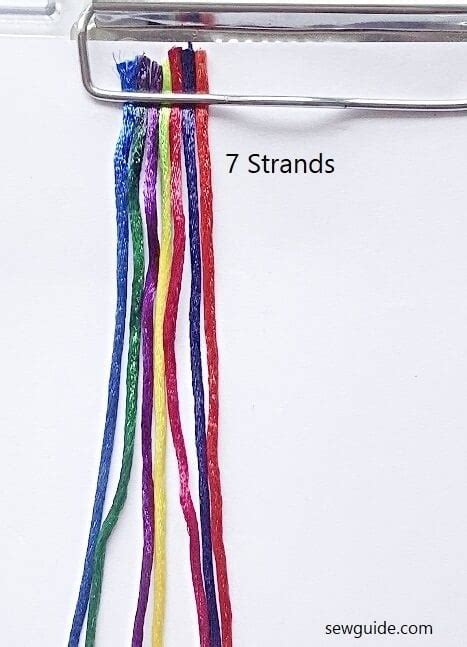 7 Strand Braid Tutorial Sewguide