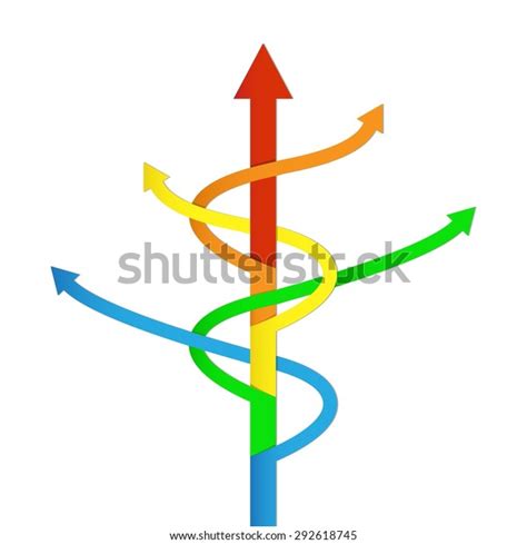 Decision Tree Bright Arrows On White Stock Illustration 292618745 Shutterstock