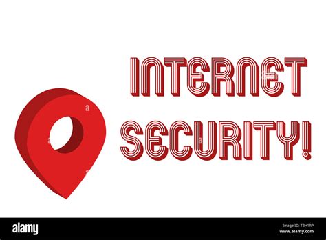 Writing Note Showing Internet Security Business Concept For Security