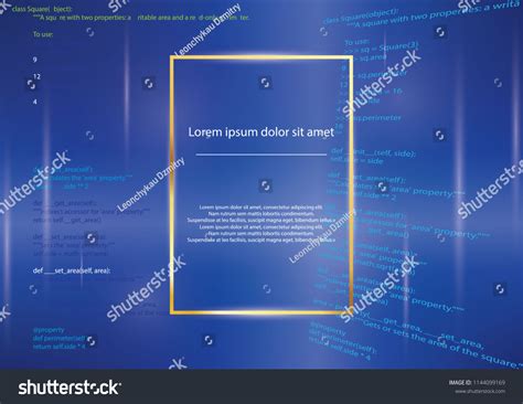 Programming Application Development Code Background Design Stock Vector
