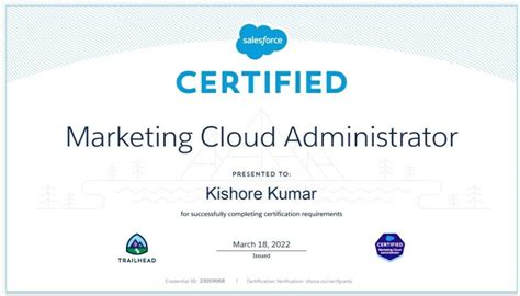 Kishore Kumar On Linkedin Salesforce Salesforcecertified Marketing Cloud Sfmcadmin 19