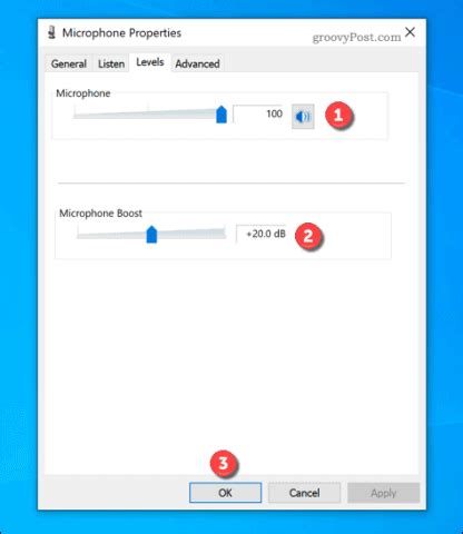 How To Boost Microphone Levels In Windows