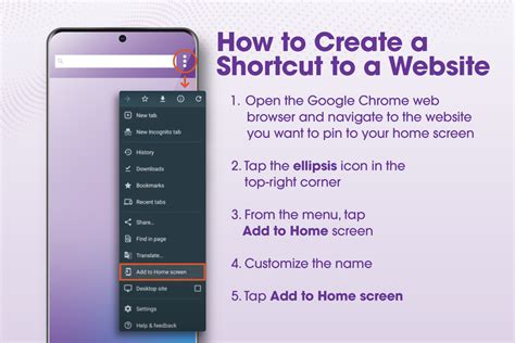 how to create a shortcut on android ultra mobile