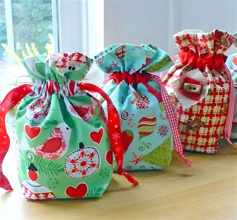 Drawstring Fabric T Bag Tutorial ~ Free
