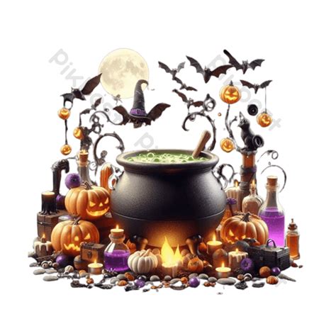 해피 할로윈 클립 아트 이미지 일러스트 Png Psd 무료 다운로드 Pikbest