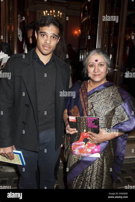 Pushkala Gopal And Son Attend Royal Shakespeare Companys Much Ado About Nothing Opening Night