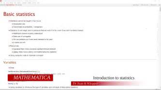 Statistics Tutorial Youtube