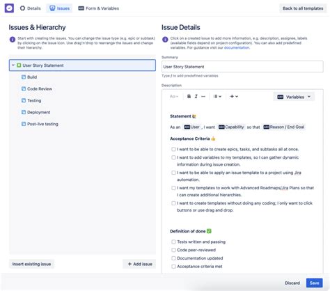 Jira User Story Templates Explained Structure Subtasks And Automation Seibert Products