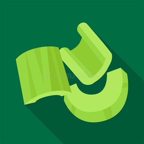 Isolated Object Of Stick And Celery Symbol Web Element Of Stick And Stalk Stock Symbol For Web
