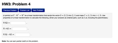 solved hw3 problem 1 previous problem problem list next