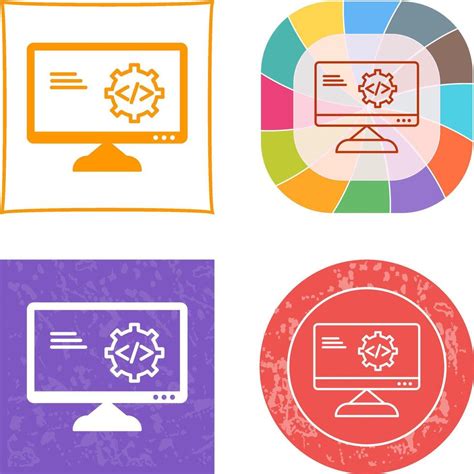 Unique Code Optimization Icon Design 44036577 Vector Art At Vecteezy