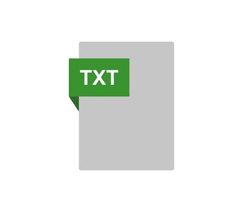 Premium Vector Txt File