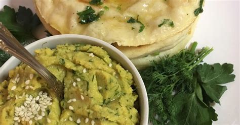 Хумус турецкий с лепешками👩‍🍳🍽🥞🇹🇷 рецепт с фото пошаговый от Marina🌳 ...