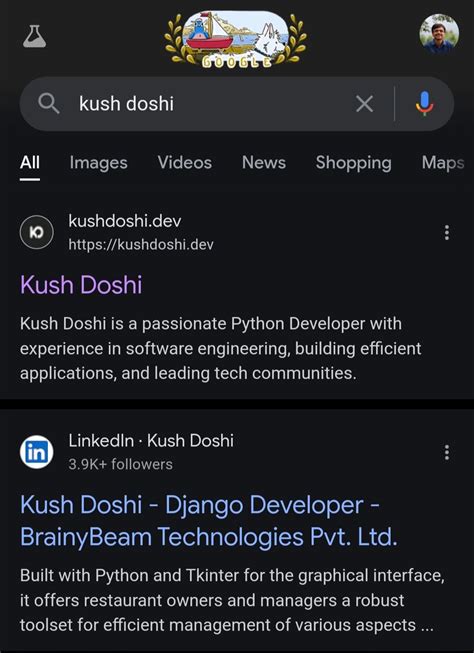kush doshi on linkedin portfolio webdevelopment techjourney