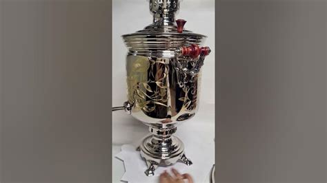 Самовар с подносом с гравировкой "Розы" - mastersamovar.ru - YouTube