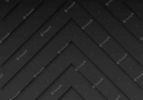 Premium Vector Abstract Black Metallic Tech Fold Shadow Layout Modern