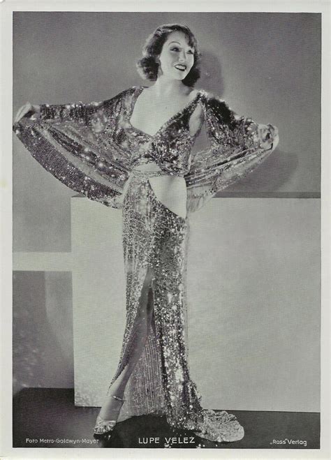 1930s Original Hollywood Pin Up Girl Photo Lithograph Lupe Velez 119