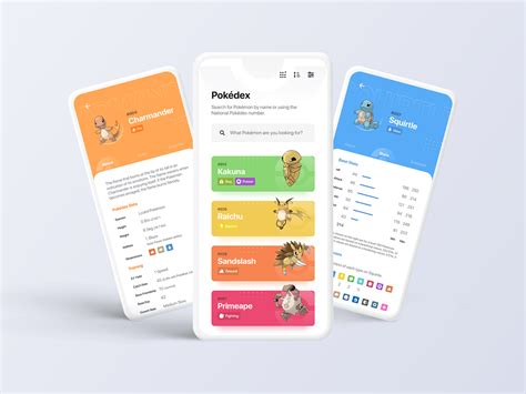 Pokédex App Behance