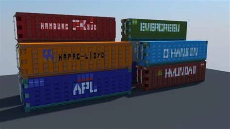 Dreamwanderers Bundle Of Shipping Containers Minecraft Map How To