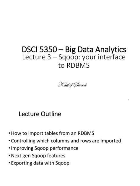 dsci 5350 lecture 3 pdf pdf apache hadoop relational database