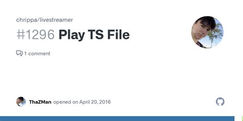Play TS File Issue Chrippa Livestreamer GitHub