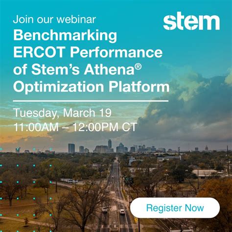 Join Stem Inc For An Insightful Webinar On March 19th At 11am Ct Where Our Energy Experts