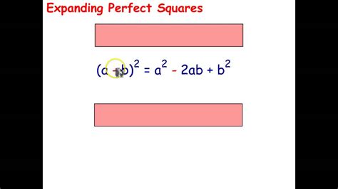 Expanding Perfect Squares YouTube