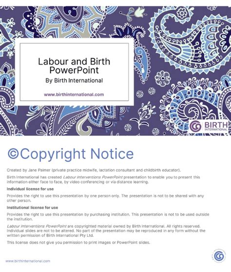 Labour And Birth Powerpoint Birth International