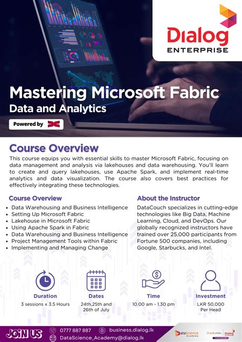 learn microsoft fabric with datacouch data science academy posted on