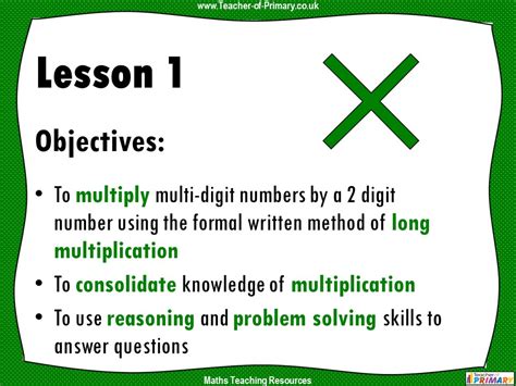 Multiplication Year 6 Teaching Resources