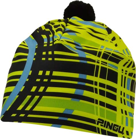 Čepice Zimní S Bambulí Pingu Boby Velikost S M Vzor 63b Fluo Materiál Polyester Thermo