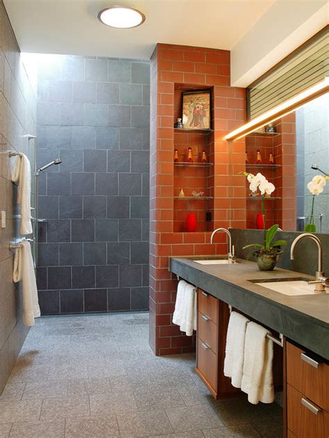 Glassless Shower Ideas Pictures Remodel And Decor
