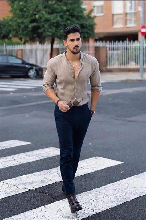 Full Length Chinos With Pockets For Business Casual