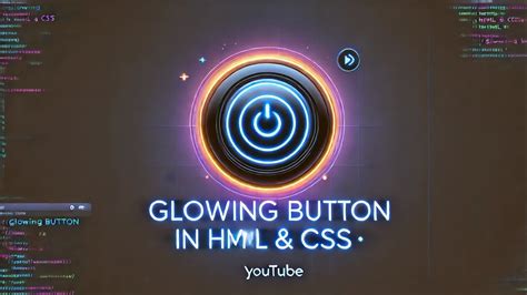 Create A Stunning Glowing Button With Html And Css No Javascript Youtube