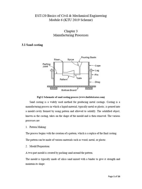 Bme Module 3 Part 1 Pdf Rolling Metalworking Construction