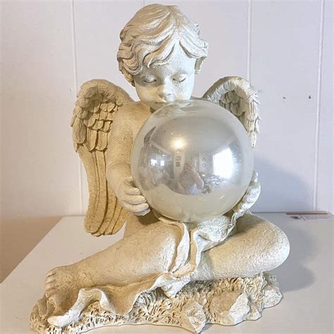 Lot 109 Resin Cherub Statue Slocal Estate Auctions Network