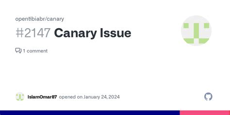 canary issue · issue 2147 · opentibiabr canary · github