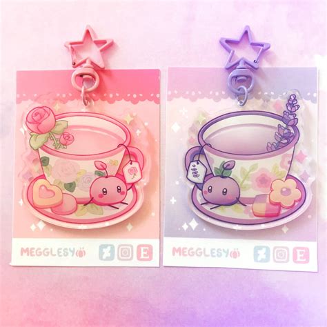 Junimo Fairy Rose Lavender Tea 25 Acrylic Charms Stardew
