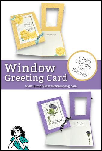 Window Greeting Card Step By Step With A Fun Reveal