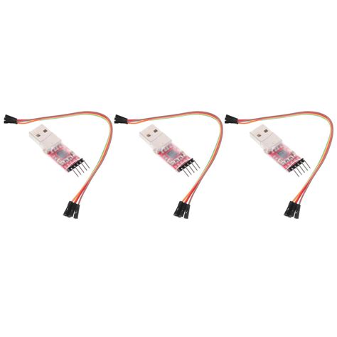 Hemoton 3pcs USB 2 0 To UART TTL 6 PIN Connector Module Serial Converter Random Color Walmart Com