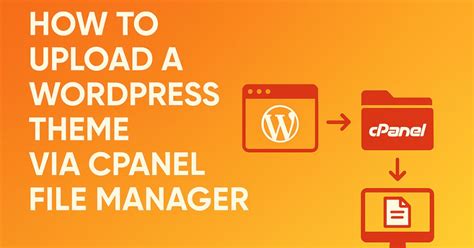 How To Upload A Wordpress Theme Via Cpanel File Manager Step By Step