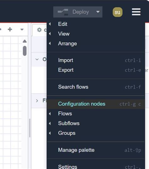 Node Red Editor Header Component • Flowfuse