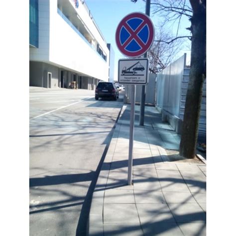 Pyten Znak Metalen Znak Zabranenono Parkiraneto Cena