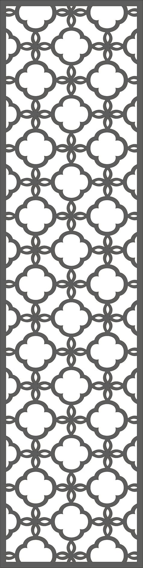 Privacy Partition Window Lattice Pattern For Laser Cut Free Vector File Free Download DXF Patterns