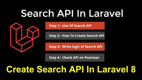 How To Create Search Api In Laravel 8 Step By Step In Hindi Laravel Api Youtube